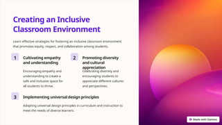 inclusion and differentiation in th. ppt | PPTX