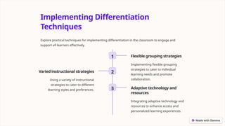 inclusion and differentiation in th. ppt | PPTX