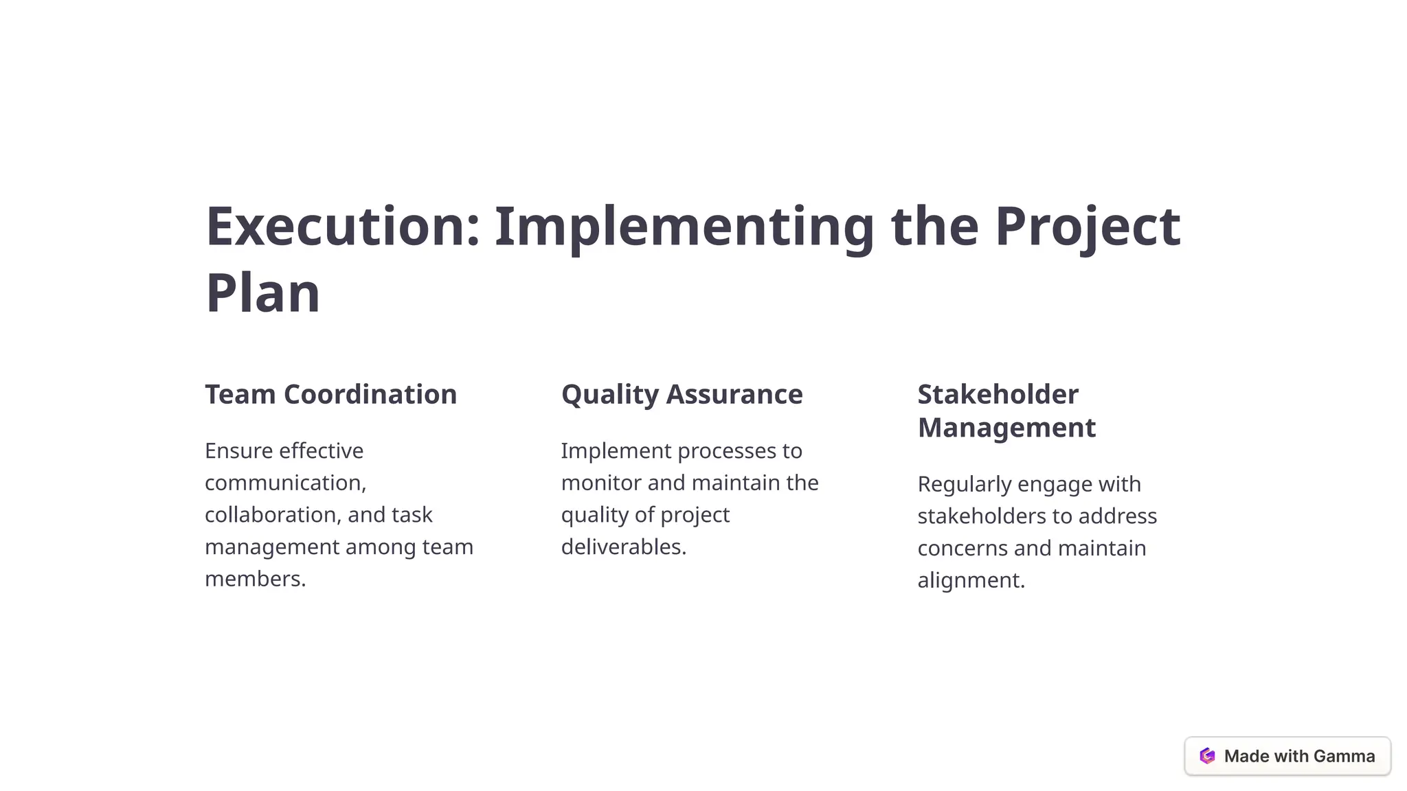 Project life cycle enhancement every level of action | PPT