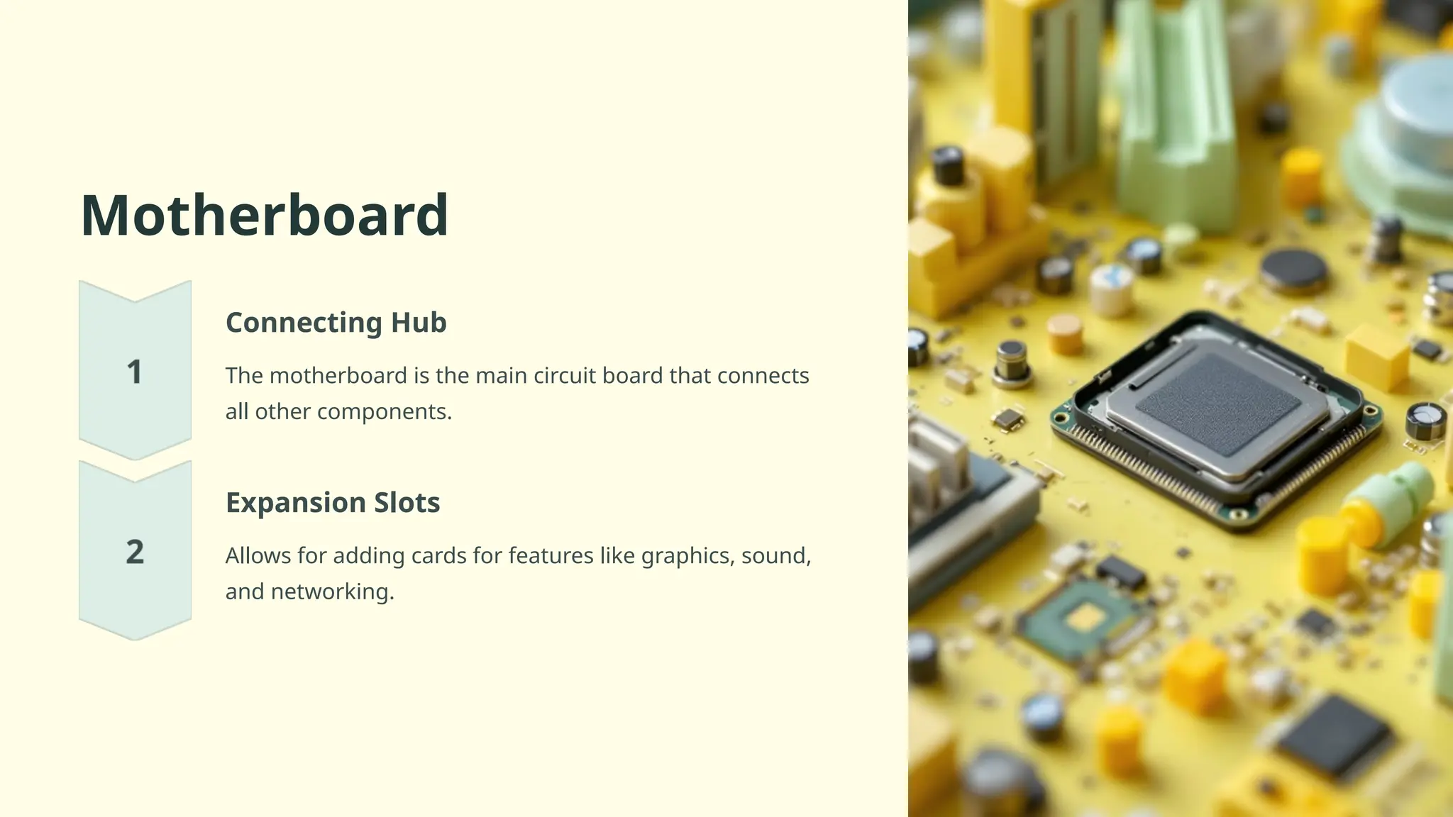 Computer system components in Information Technology | PPT