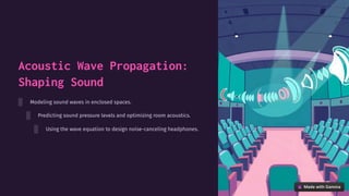 Modelling and solution of wave equation ppt | PDF