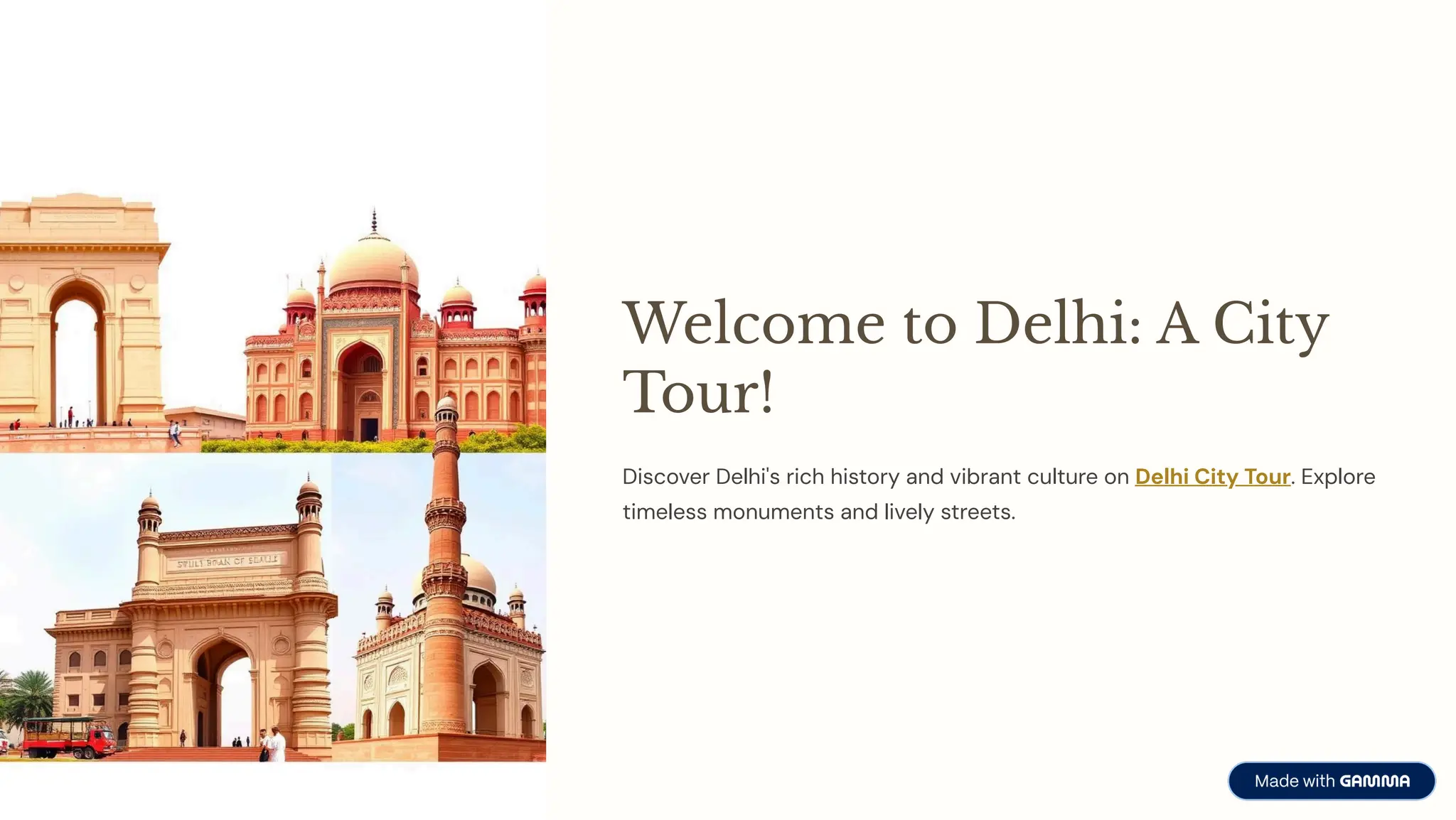Delhi City Tour: Explore the Capital of India | PDF