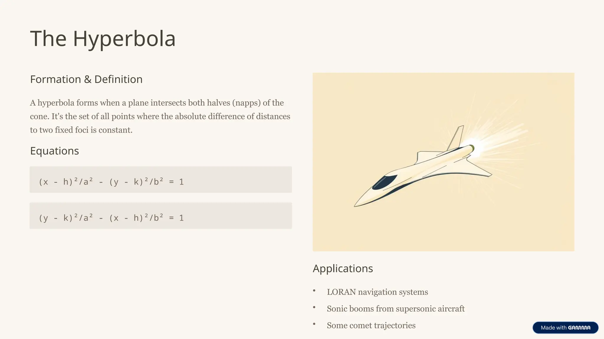 Conic section and circle grade 11 students | PPTX