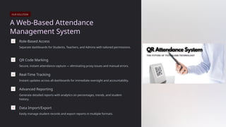 STUDENT ATTENDENCE SYSTEM - IN DETAILED AND SIMPLE PPT | PPTX