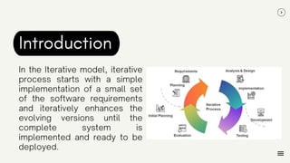 Software Development Life Cycle - Iterative Model | PPT