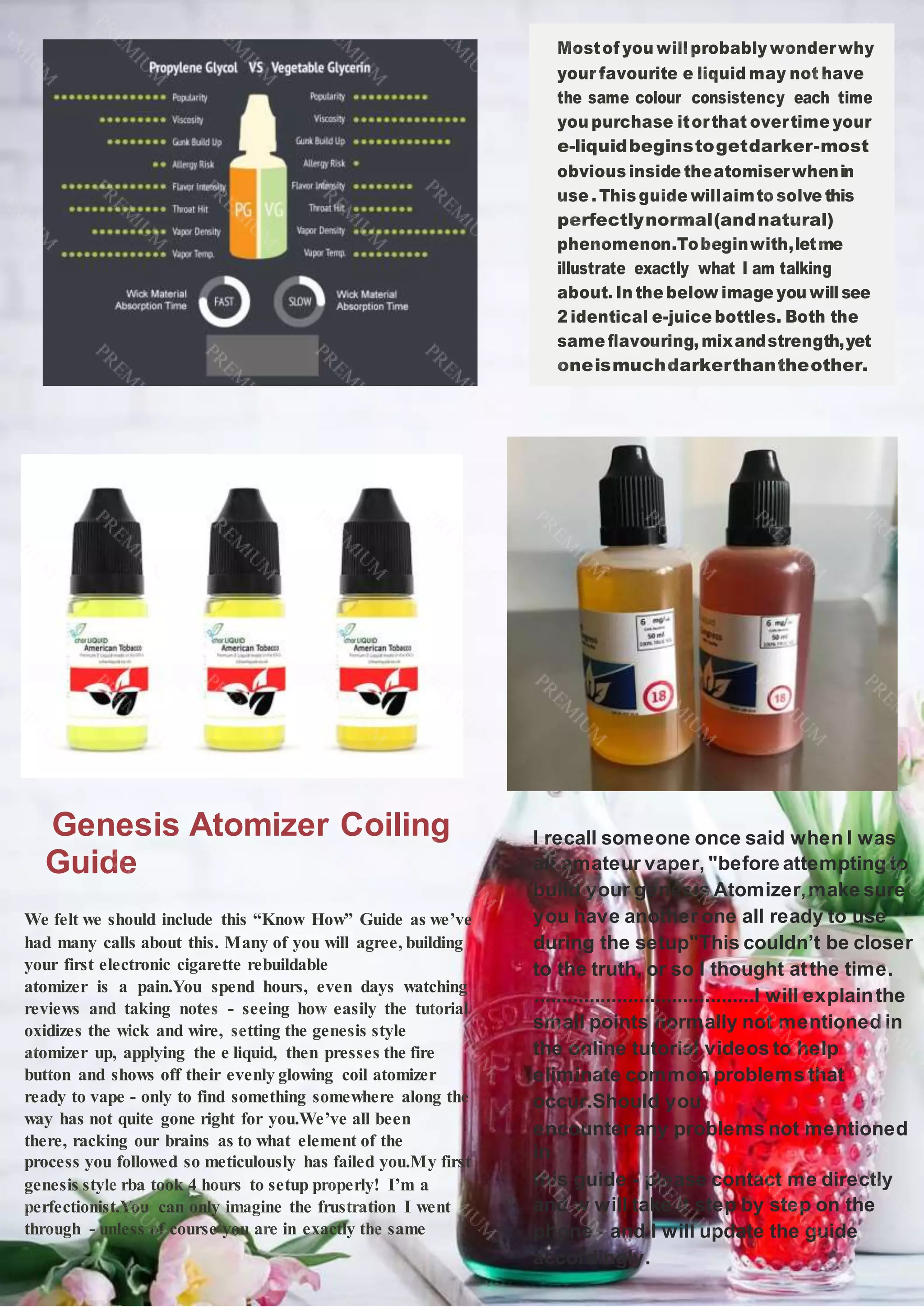 100% VG E Liquid | PDF