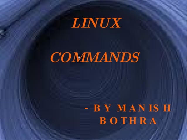 Linux commands | ODP
