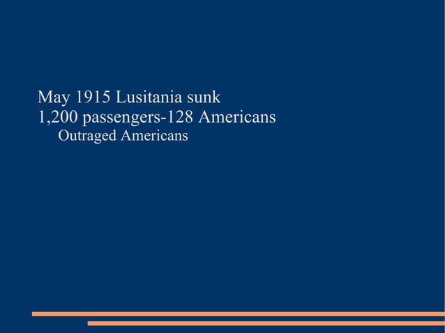 U.S. Entry into WWI | PPT