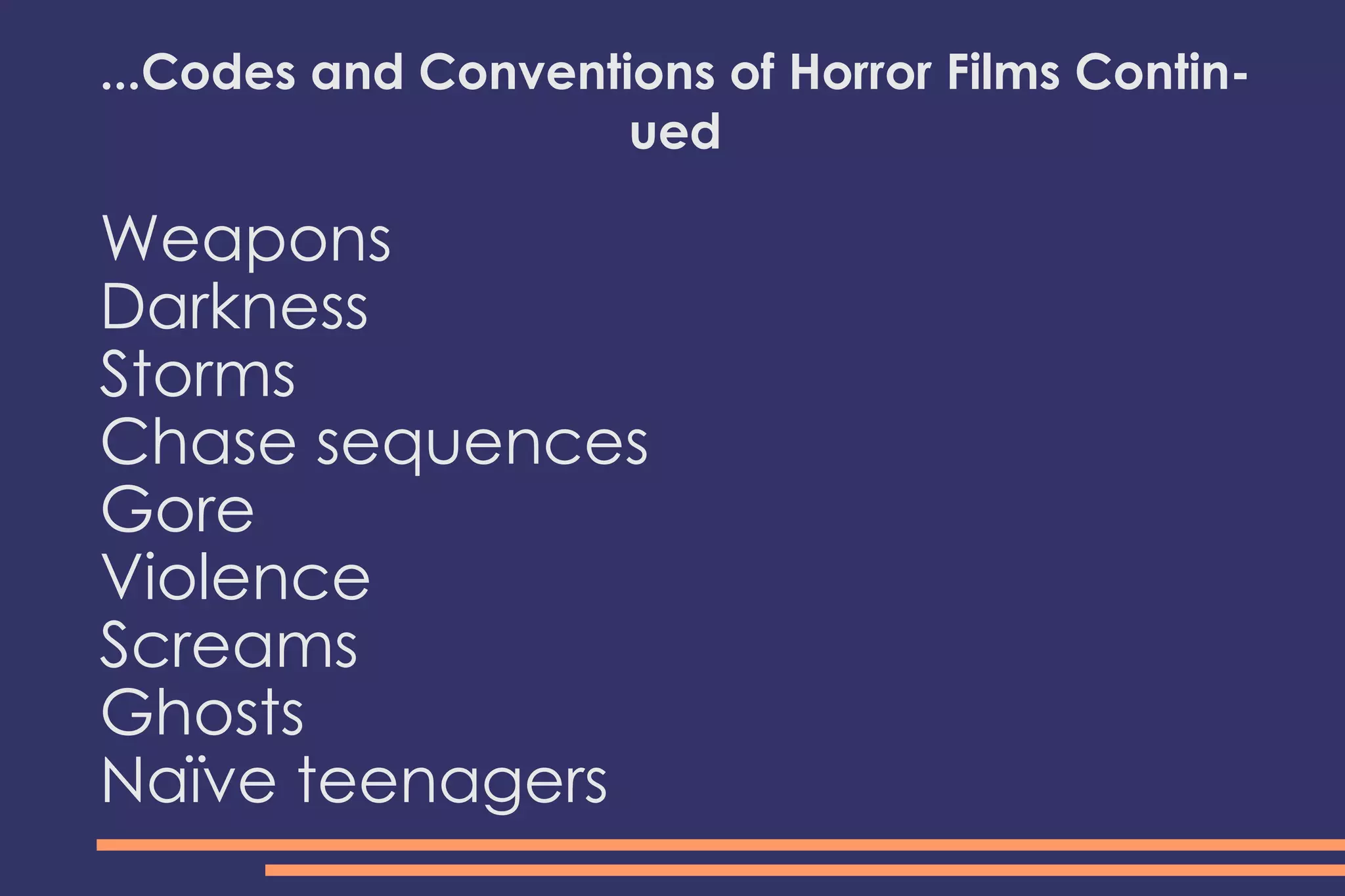 Researching the Horror Genre | PPT
