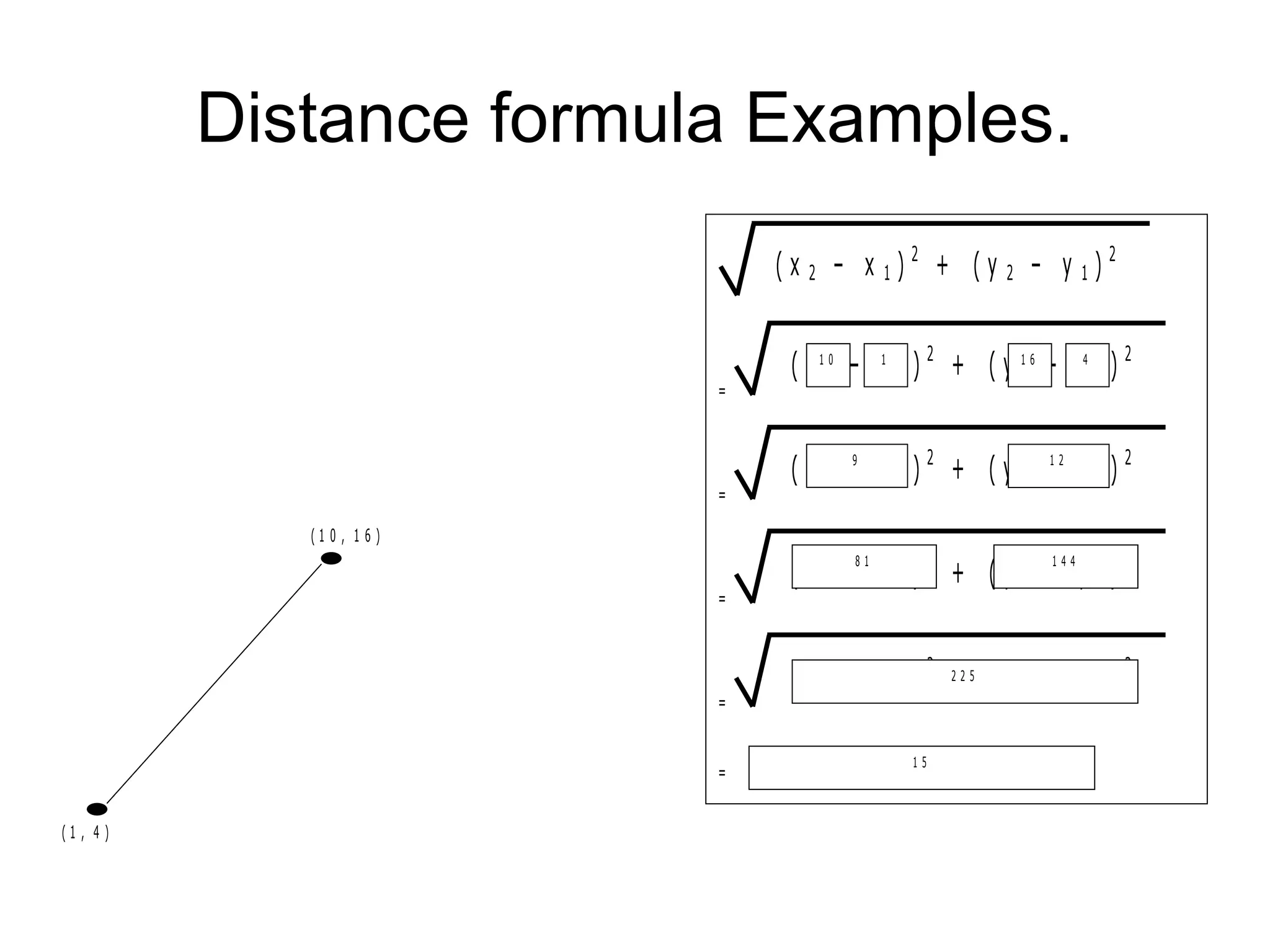Pythagorean Theorem and Distance Formula | ODP
