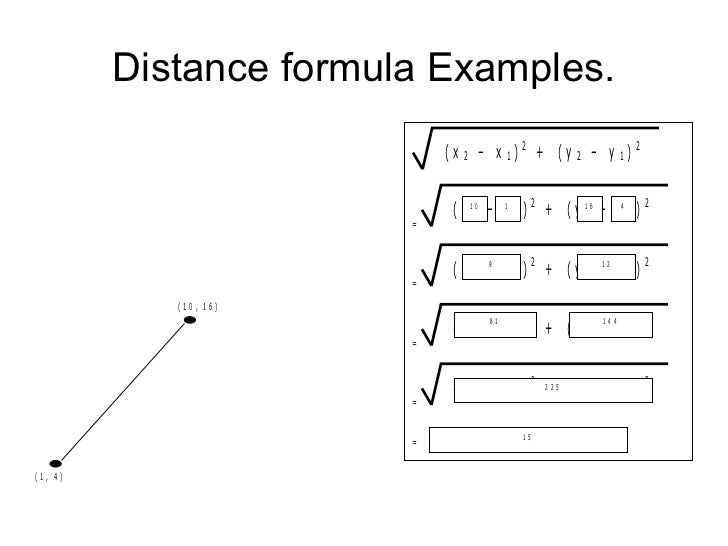 Pythagorean Theorem and Distance Formula Pythagorean Theorem and Distance Formula