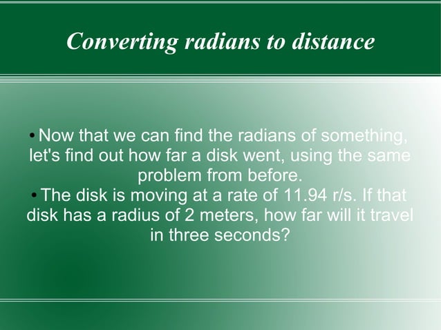 Physics Concept No 2 Angular Frequency Odp