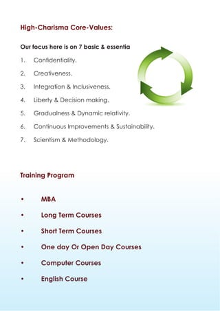 High charisma | PDF | Business Administration | Business