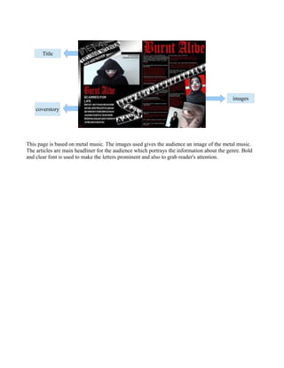 Metal music magazine analysis | PDF
