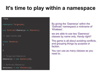 Namespace inPHP | PPT