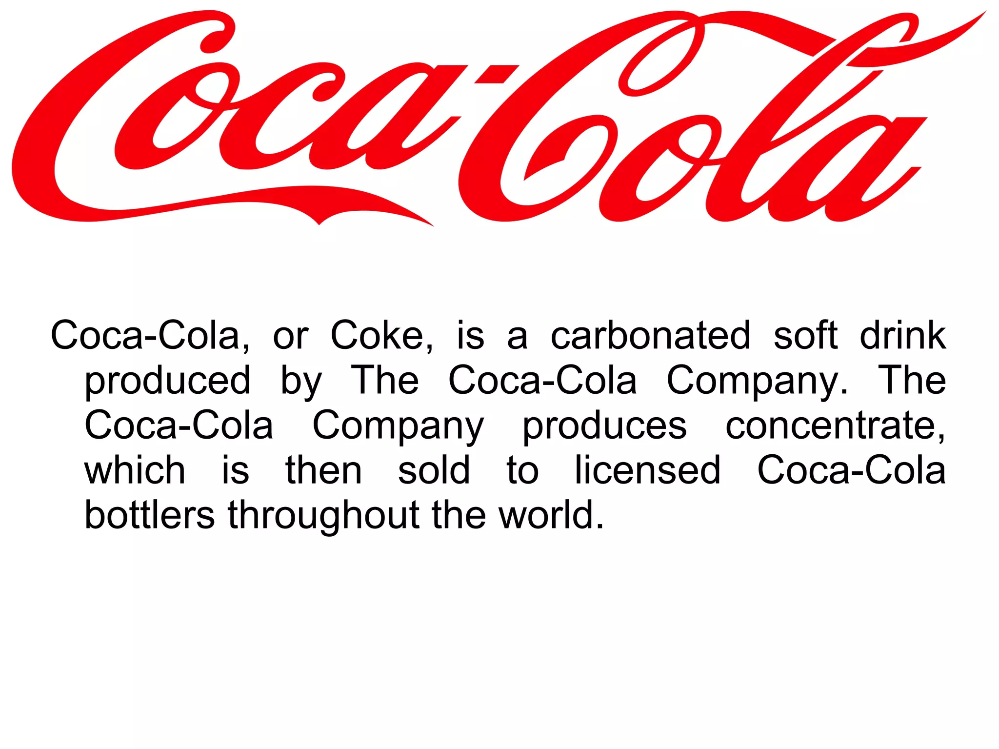 Coca Cola DMTI | PPT