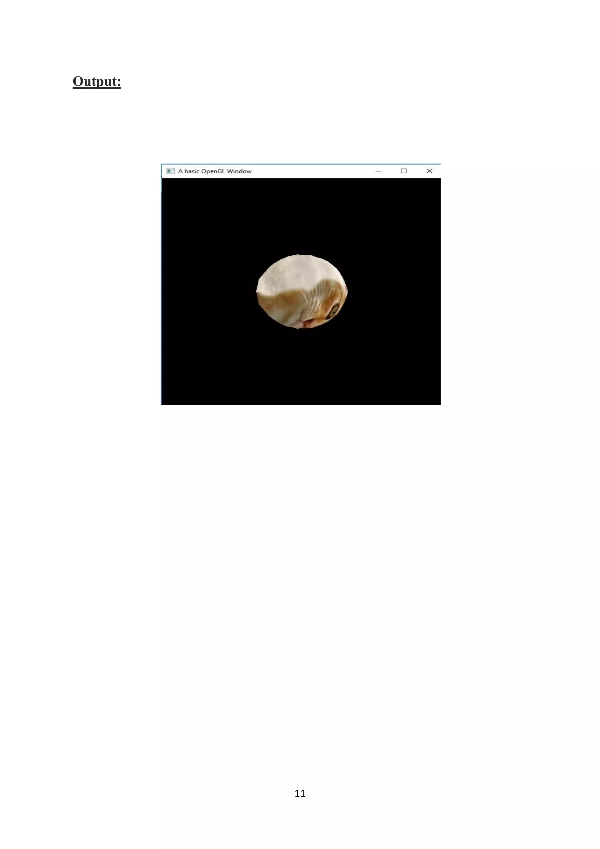 Computer Graphics Report | PDF | Free Download