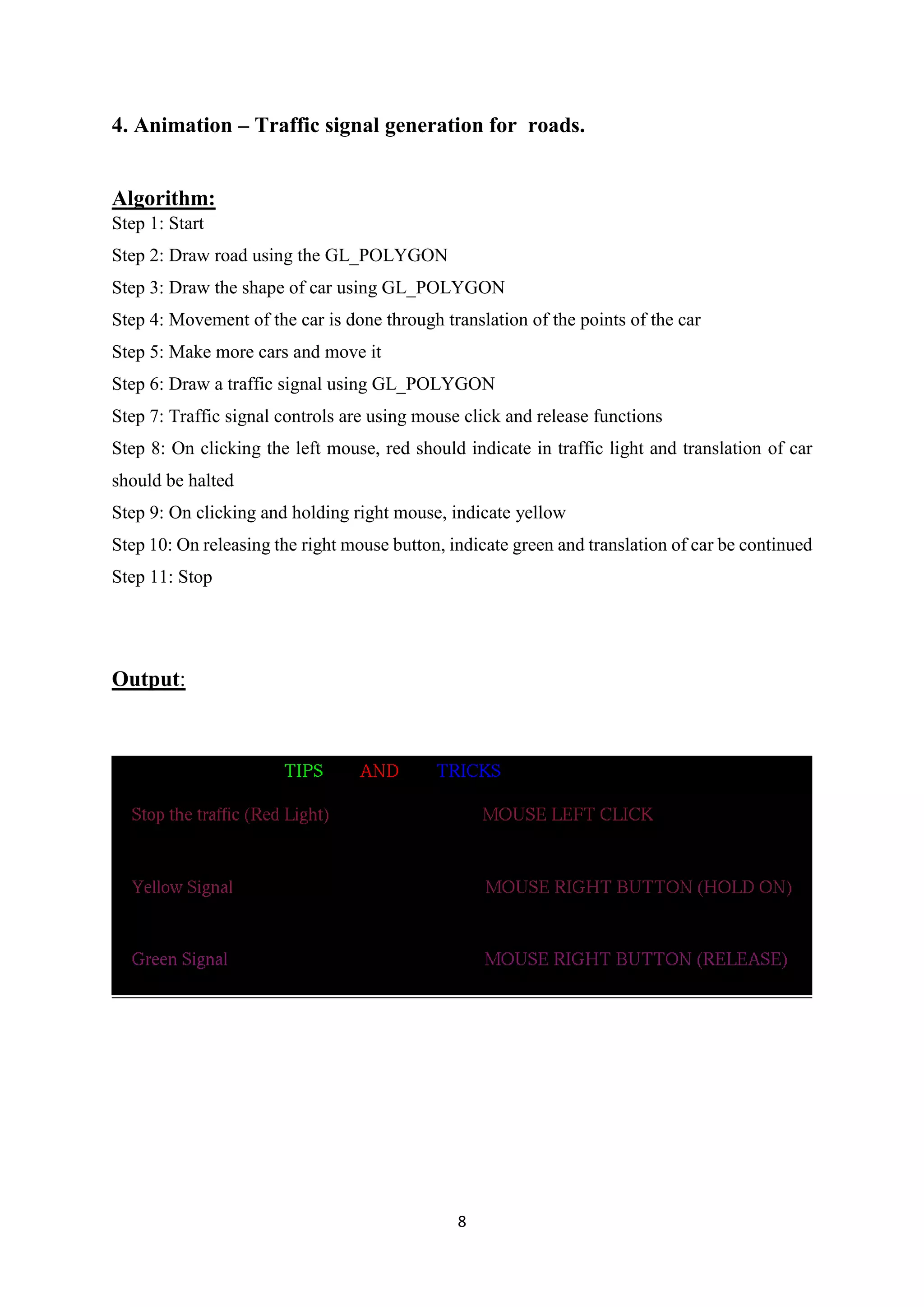 Computer Graphics Report | PDF