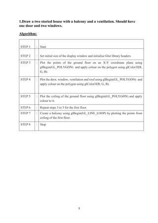 Computer Graphics Report | PDF | Free Download