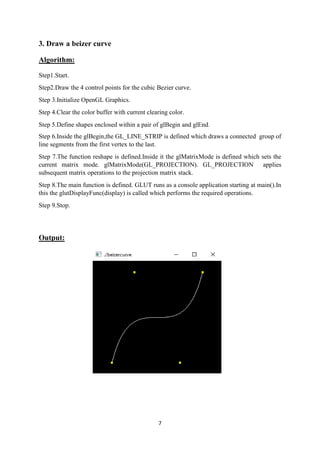 Computer Graphics Report | PDF