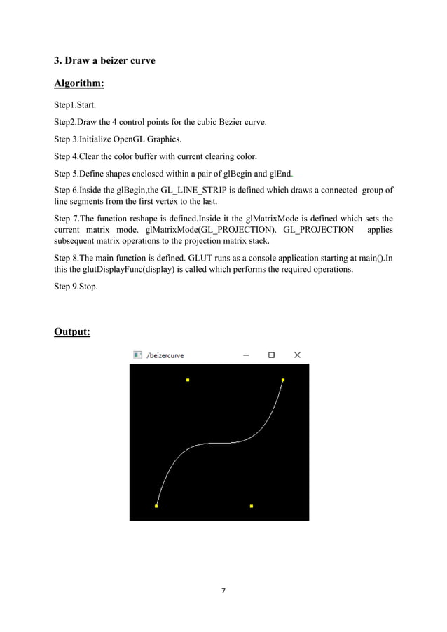 Computer Graphics Report | PDF