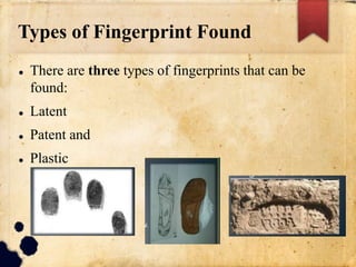 FINGERPRINTS | PPTX | Skin and Dermatology | Diseases and Conditions