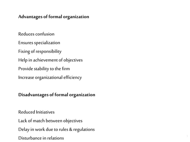 informal and formal organization | PPT