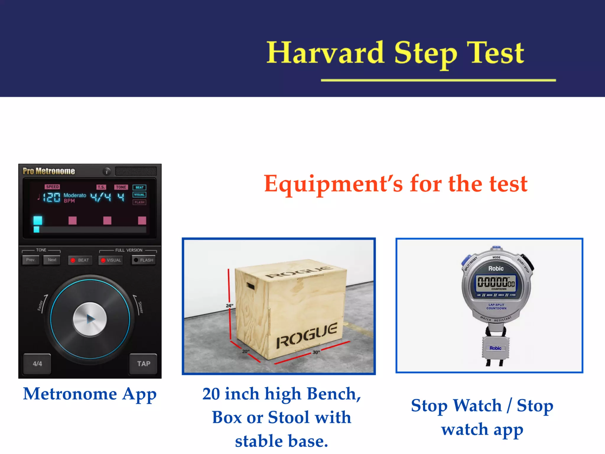Harvard Step Test | PDF