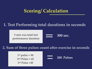 Harvard Step Test | PDF