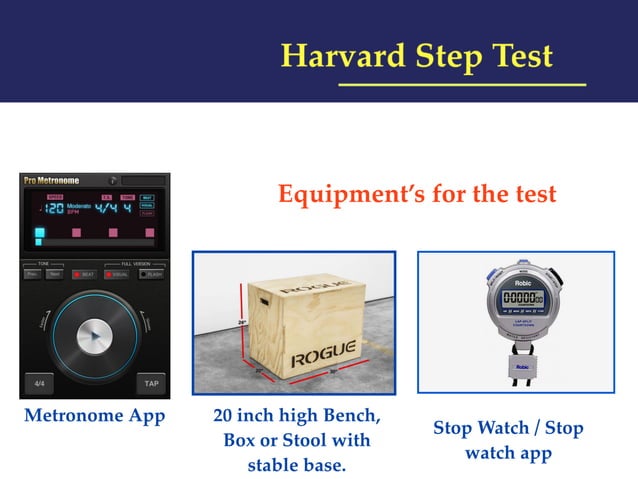 Harvard Step Test | PDF