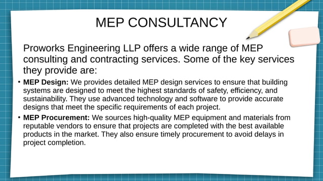 MEP Consultant in India | PDF