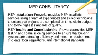 MEP Consultant in India | PDF
