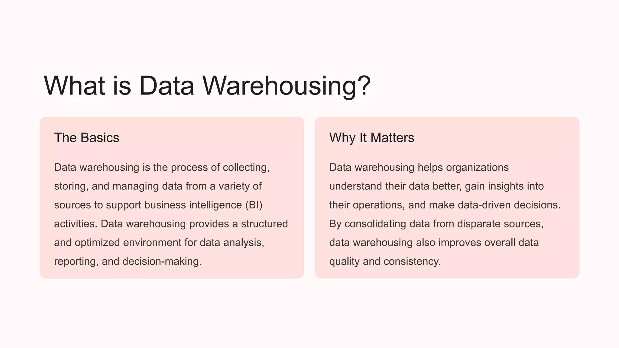 introduction to data warehousing | PPTX | Databases | Computer Software and Applications