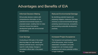 Report on Environment impact assessment. | PPTX
