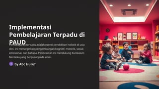 PENDIDIKAN ANAK USIA DINI PAUD.......... | PPTX