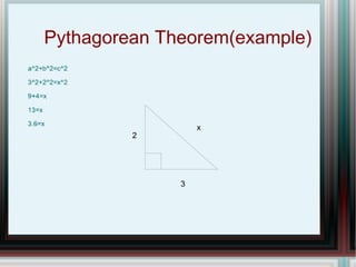 Pythagorean Theorem and Distance Formula | PDF