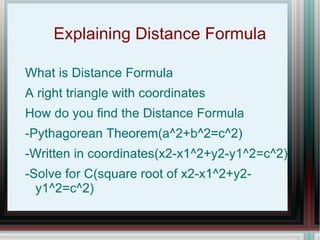 Pythagorean Theorem and Distance Formula | PDF
