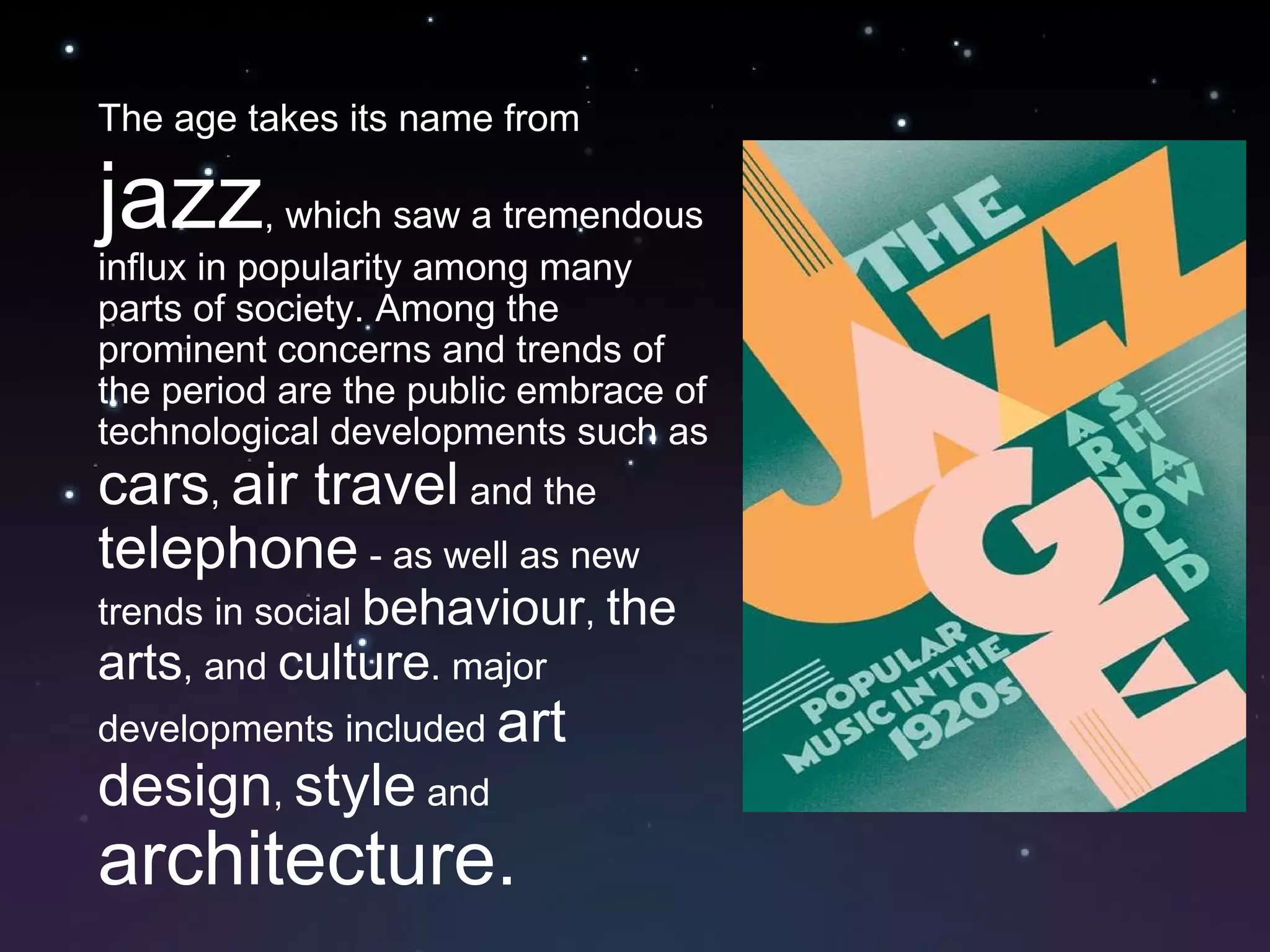 Jazz Age | PPT