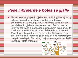 Mesimet ne Biologji pjesa e dyte | ODP