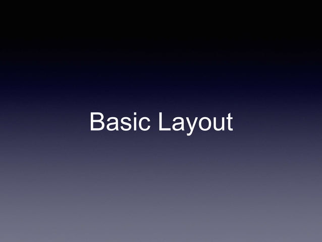 Magazine Basic Layout | PPTX