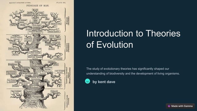 evolutionary theories of the evolutions | PPT