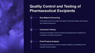 Pharmaceutical Excipients drugs and pharmaceutical | PPT
