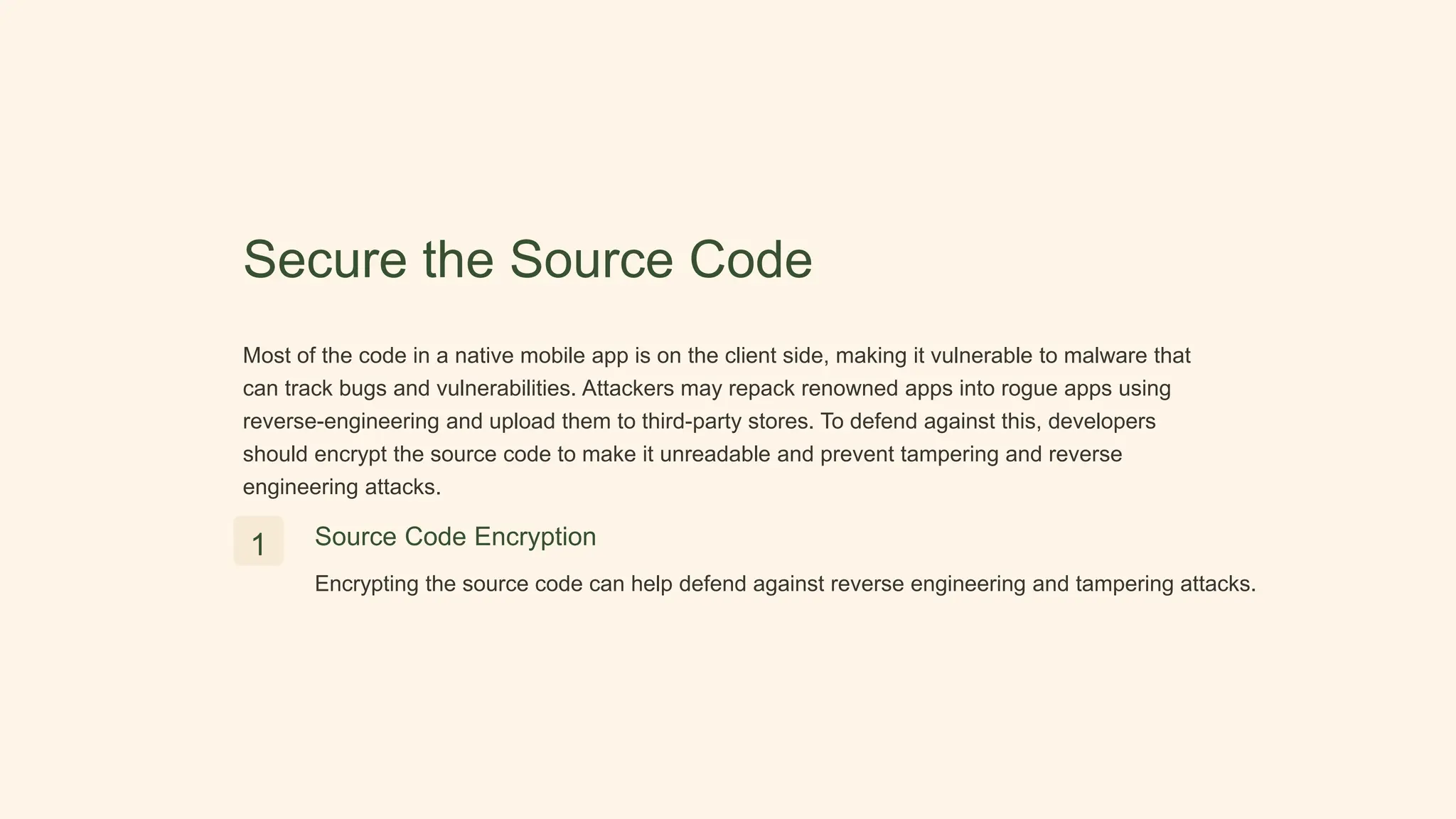 Top 8 Best Practices to Develop Secure Mobile Apps | PPTX