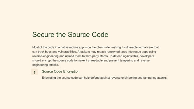 Top 8 Best Practices to Develop Secure Mobile Apps | PPTX