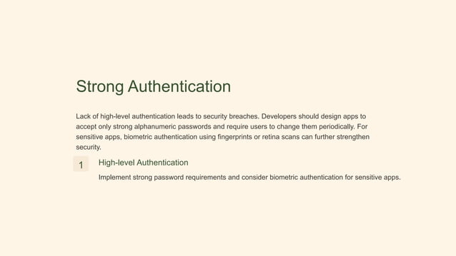 Top 8 Best Practices to Develop Secure Mobile Apps | PPTX