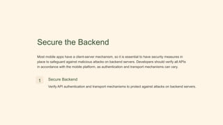 Top 8 Best Practices to Develop Secure Mobile Apps | PPTX