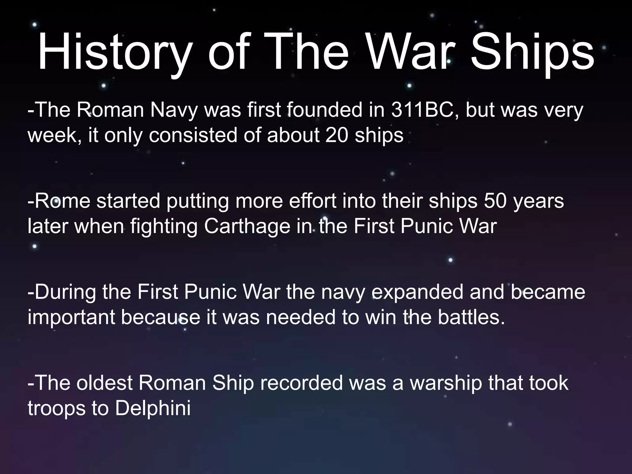 Roman Ships | PPTX