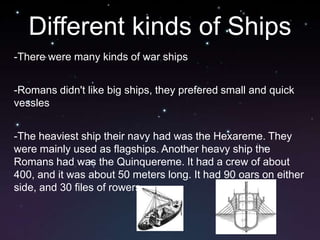 Roman Ships | PPTX