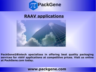 RAAV packaging | PPT