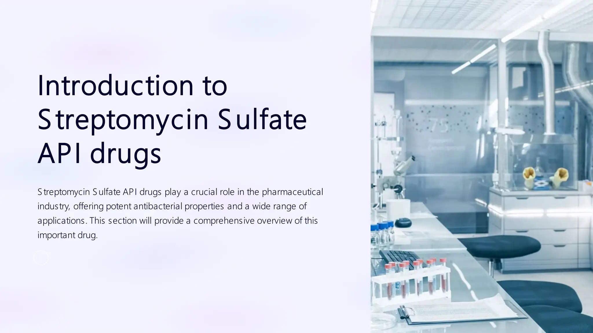 Streptomycin Sulfate API: Versatile Applications and Benefits | PDF